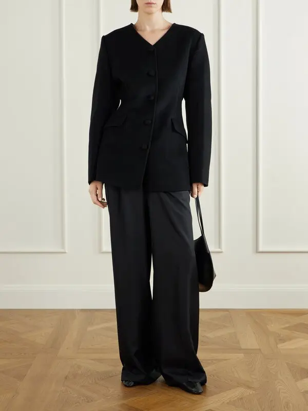 LISA YANG Double Wool And Cashmere-blend Jacket