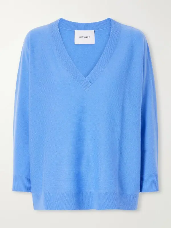 LISA YANG Kenny Cashmere Sweater - Blue