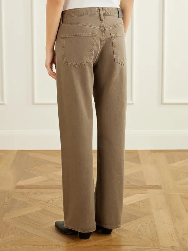 Citizens Of Humanity Lindz Mid-rise Straight-leg Jeans - Brown