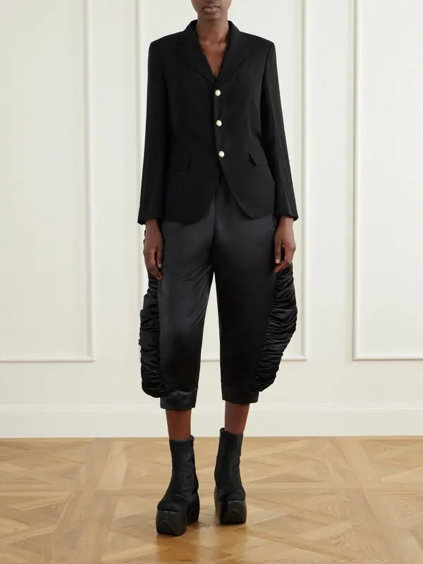 Comme Des Garçons Crepe Blazer