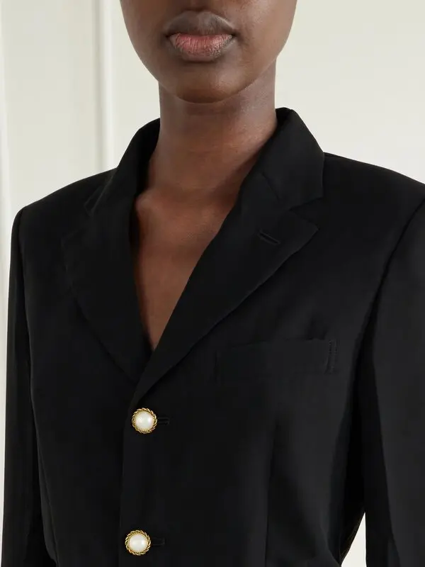 Comme Des Garçons Crepe Blazer