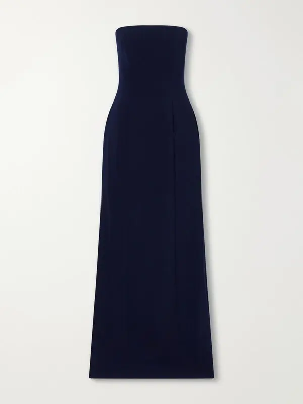 Jenny Packham Estelle Crepe Gown - Blue