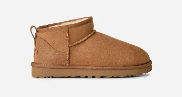 UGG Classic Ultra Mini Sheepskin Classic Boots - Brown/