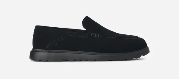 UGG Shep Loafer Sheepskin Slippers - Black