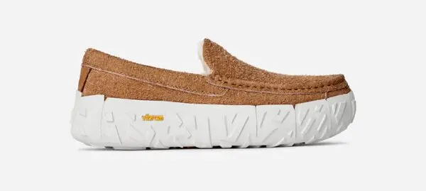 UGG Ascot Wrap Tech Suede Shoes - Chestnut