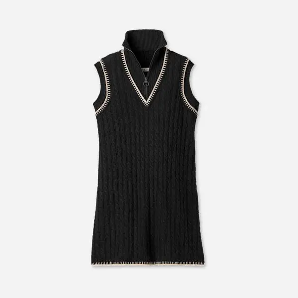 UGG Rylynn Quarter-zip Sweater Dress - Black