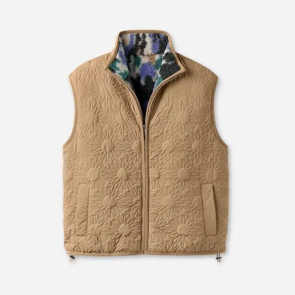 UGG Sun Splatter Reversible Vest Polyester, Size - Betta Multi