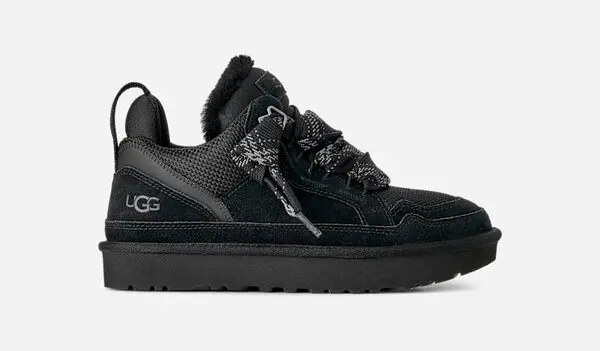 UGG Lowmel Canvas/suede/recycled Materials Shoes - Black