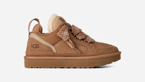 UGG Lowmel Canvas/suede/recycled Materials Shoes - Chestnut