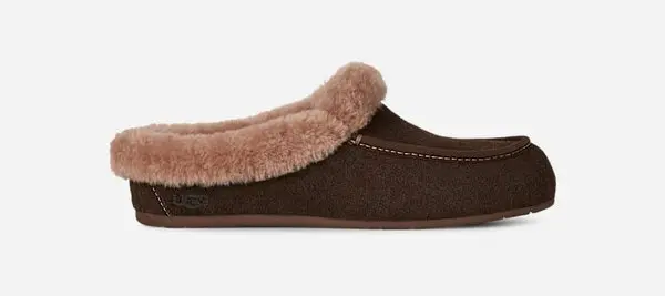 UGG Ansley Mule Sheepskin Slippers - Dusted Cocoa
