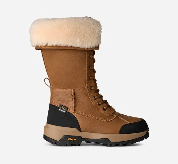 UGG Adirondack Boot Tall Xxv Leather Boots - Chestnut