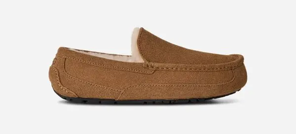 UGG Ascot Sheepskin Slipper Loafers - Brown/