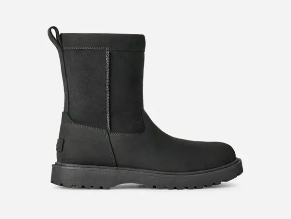 UGG Birch Boot Ii Sheepskin" Waterproof Nubuck And Sheepskin Boots - Black