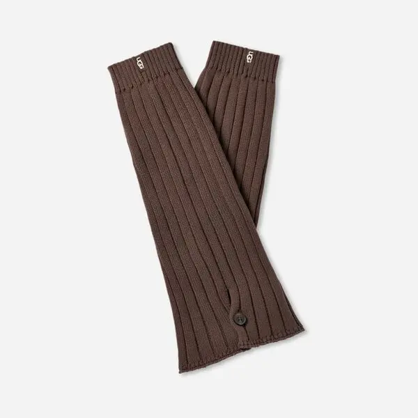 UGG Talullah Rib Knit Leg Warmers - Burnt Cedar