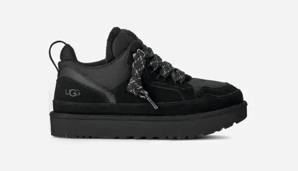 UGG Lowmel Suede/textile/recycled Materials Shoes - Black