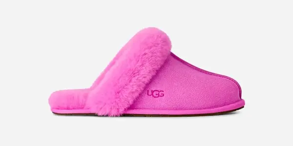 UGG Scuffette Ii Suede Sheepskin Slipper - Bright Fuchsia