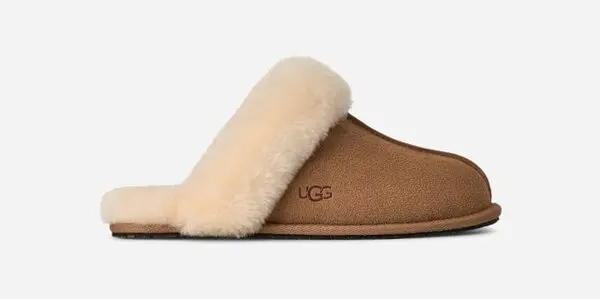 UGG Scuffette Ii Suede Sheepskin Slipper - Brown/