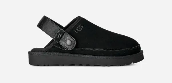 UGG Goldencoast Clog Ii Suede Shoes - Black