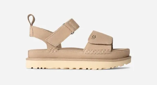 UGG Goldenstar Suede Sandals - Sand