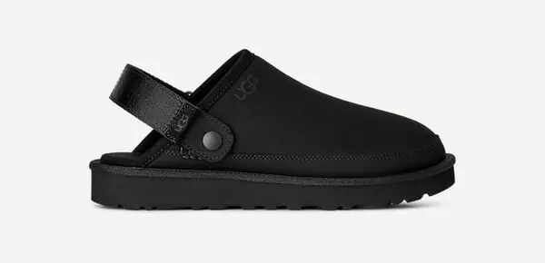 UGG Goldencoast Clog Ii Nubuck Shoes - Black