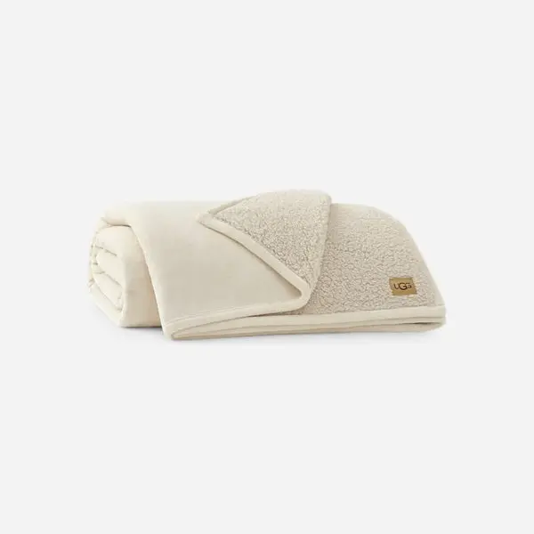 UGG Avery Xl Throw 90"x92" Blankets - Birch