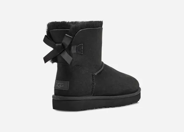 UGG Mini Bailey Bow Ii Water-resistant Boot - Black/