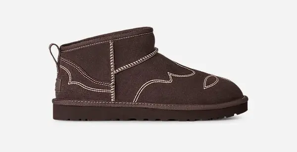 UGG Classic Ultra Mini Western Sheepskin Boots