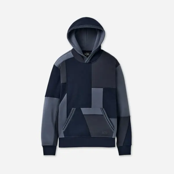 UGG Tasman Colorblock Hoodie Tops, Size - Mariner Multi
