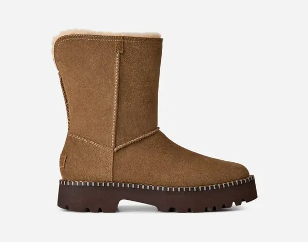 UGG Uptowner Short Boot Sheepskin - Light Bronze