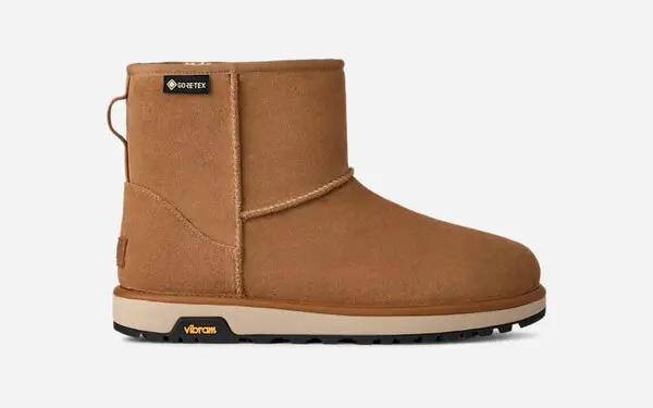 UGG Classic Mini Gtx Suede Boots - Chestnut
