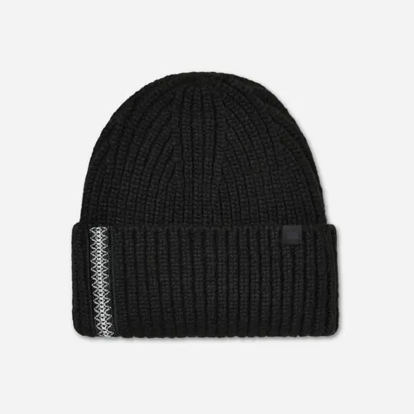 UGG Chunky Rib Braid Beanie - Black