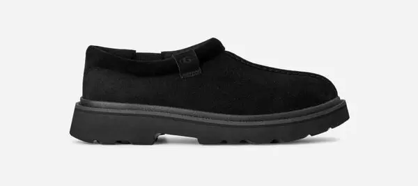 UGG Tasman Lug Suede Shoes - Black