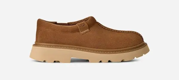UGG Tasman Lug Suede Shoes - Chestnut