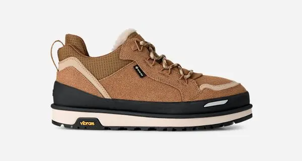 UGG Lowmel Guard Gtx Waterproof Suede Lace-up Boots - Chestnut