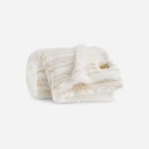 UGG Petra Throw 50"x70" Blankets - Snow