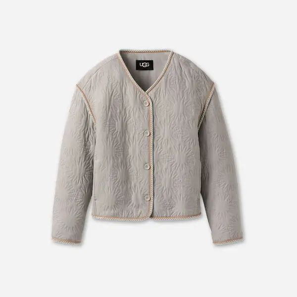 UGG Sun Quilted Jacket Polyester - Light Grey