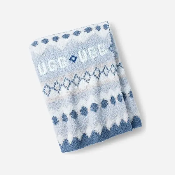 UGG Polaris Isle Throw 50"x70" Blankets - Stone