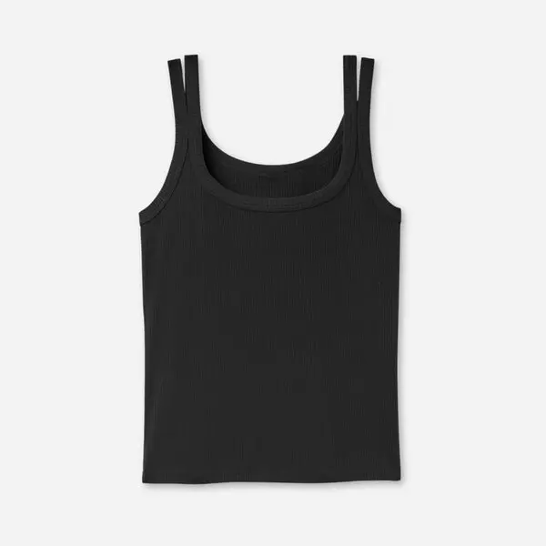 UGG Nael Ribbed Viscose Blend Tank - Black