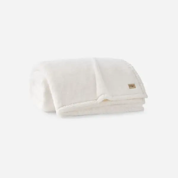 UGG Cynthia Xl Throw 90"x92" Blankets - Snow