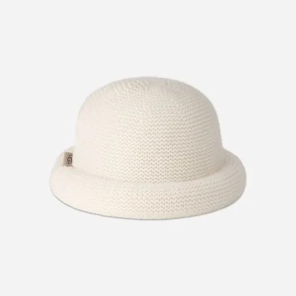 UGG Rolled Knit Hat - Cream