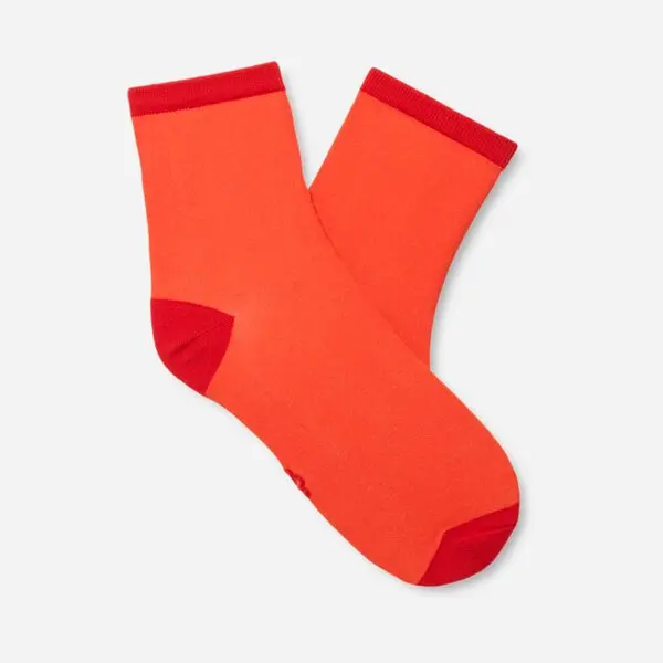 UGG Lyrie Sheer Quarter Sock - Red Saffron