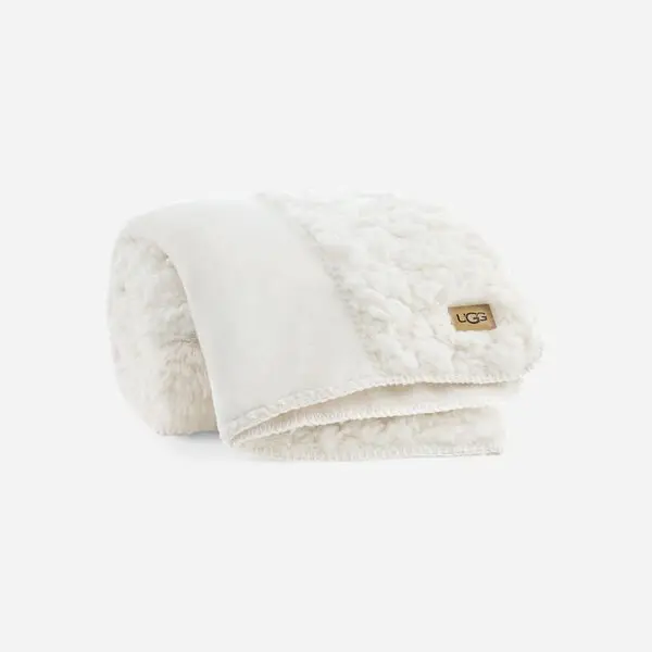 UGG Harlan Throw 50"x70" Blankets - Snow