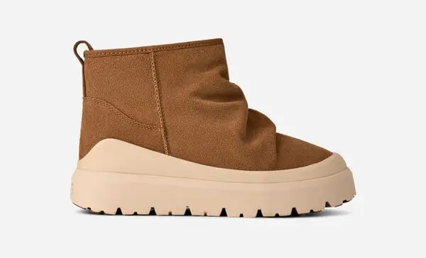 UGG Heritage Utility Mini Suede Boots - Chestnut/whitecap