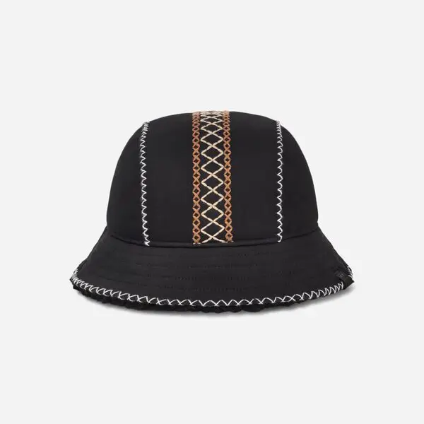 UGG Atherson Embroidered Hat Sheepskin - Black