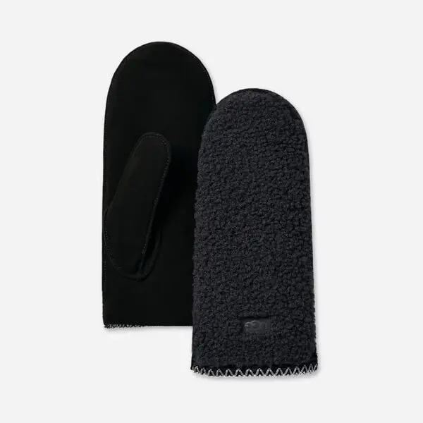 UGG Braid Mitten - Black