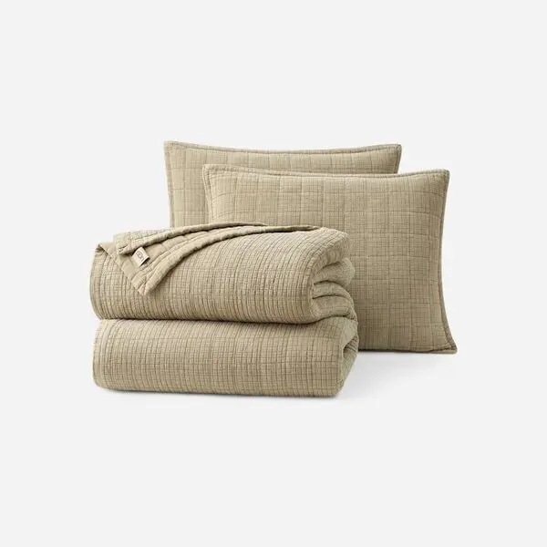 UGG Campo Comforter Set F/q Bedding - Mustard Seed