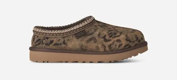 UGG Tasman Spotted Sheepskin Slippers - Chestnut