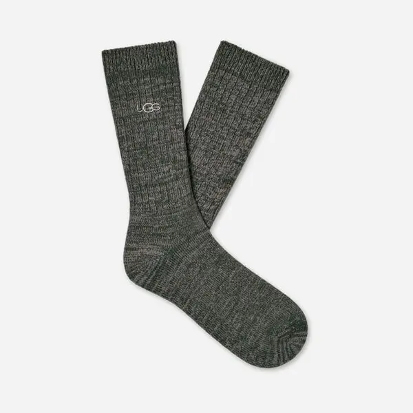 UGG Trey Rib Knit Crew Polyester Blend/recycled Materials - Arugula