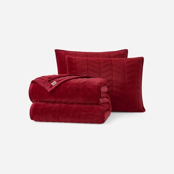 UGG Coco Quilt Set T/txl Bedding - Coffee Berry