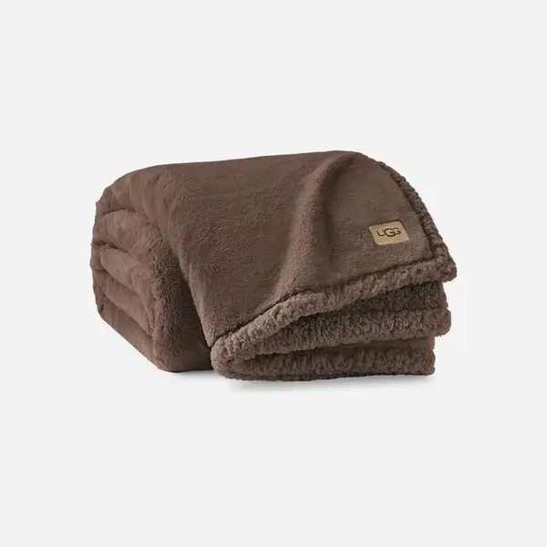 UGG Cynthia Throw 50" X 70" Polyester Blankets - Allspice
